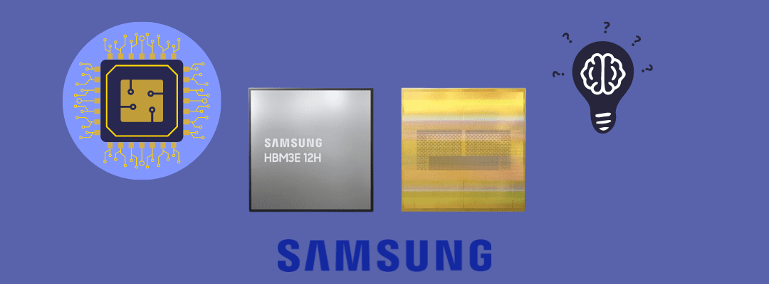 Samsung's new memory chip, HBM3E 12H, has the highest capacity in the ...